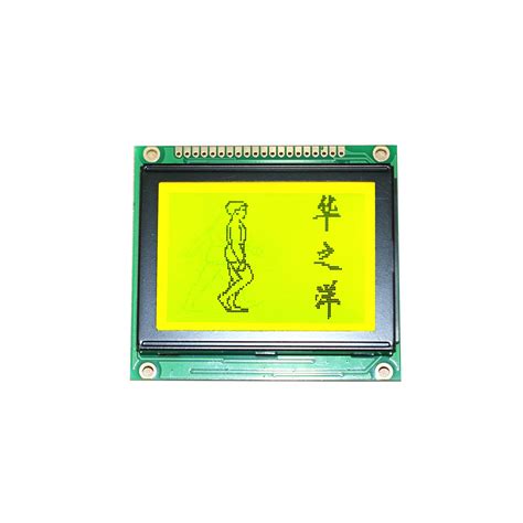 Original Jhd12864c 128×64 Dots Lcd Display With Yellow Green Backlight Indian Online