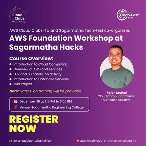 aws cloud club tu on linkedin aws cloudcomputing workshop