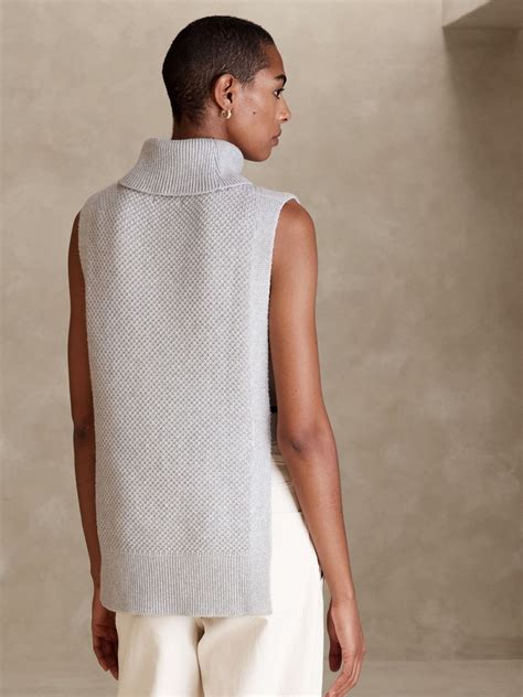 Long Sweater Vest Banana Republic Factory