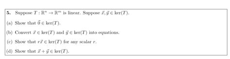 Suppose T R R Is Linear Suppose T E Chegg