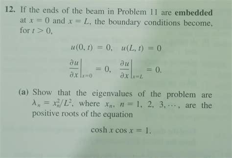 11 The Transverse Displacement U X T Of A Vibrating