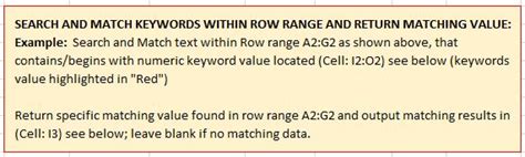 Ms Excel Formula Search Text Within Row And Return Value Stack Overflow