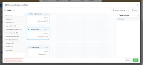 Obtención De Datos Para Una Tabla Appmaster
