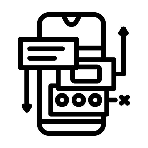 Hierarchy Ux Ui Design Line Icon Vector Illustration 41500650 Vector Art At Vecteezy
