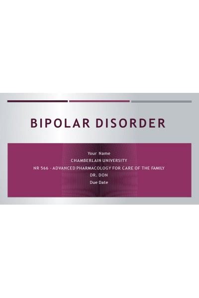 Nr 566 Week 7 Assignment Management Of Psychiatric Conditions In