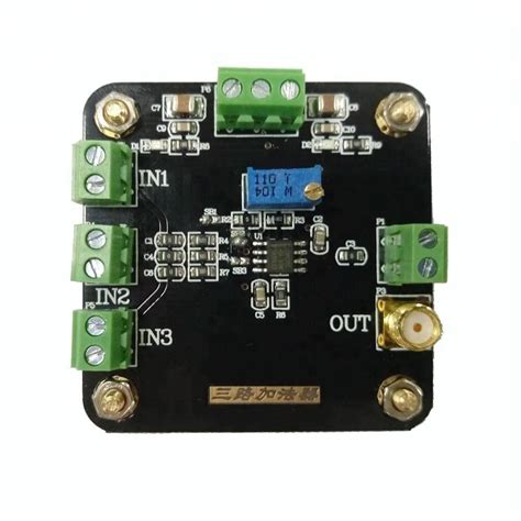 Triple Adder Operational Amplifier Module Inverting Adder Opamp Adder
