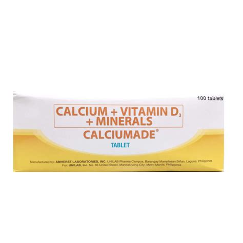 Calciumade Multivitamins X 12 Tablets For Strong Bones And Flexible