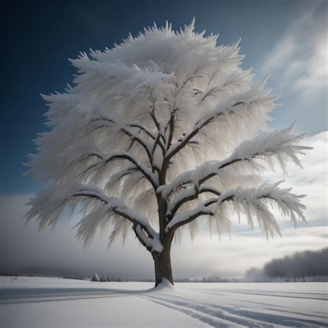 Premium Photo Snow Tree
