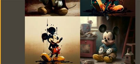 이미지 생성 Ai 항의 위해 디즈니 캐릭터를 테크레시피