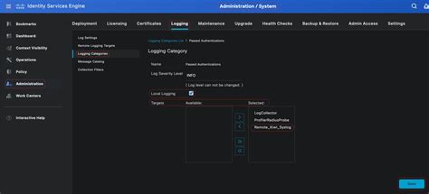 Configure External Syslog Server On Ise Cisco
