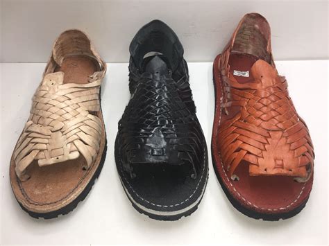Huaraches De Correa Mexicanos Mens Mexican Sandals Pachuco Araña Real