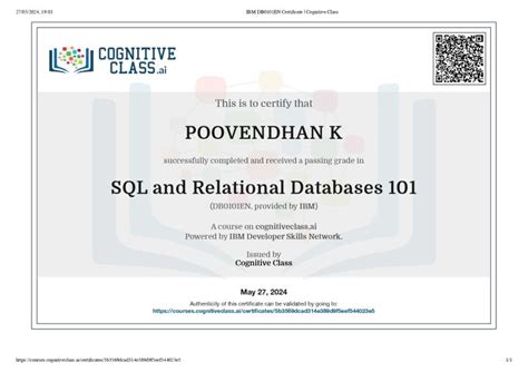 poovendhan k on linkedin cognitiveclass ibm