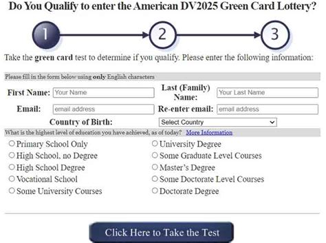 Us Diversity Visa Lottery 2025 Application Process