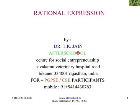 Rational Expression Odp