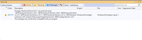 NET Core WinForms NuGet Issue Issue Microsoft Appcenter Sdk Dotnet GitHub