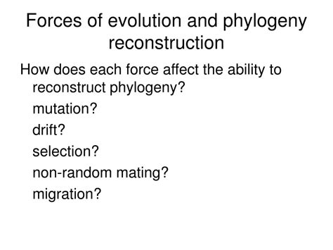 ppt phylogeny reconstruction powerpoint presentation free download