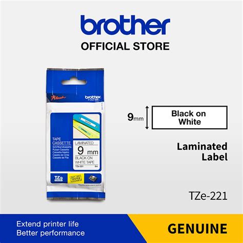Brother Tze Tape Genuine Laminated Label Mm Tze Shopee