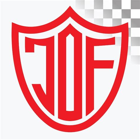 Premium Vector Jdf Letter Logo Design
