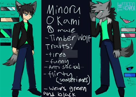 Minoru Okami Ref Sheet By Perfect Kittens On Deviantart