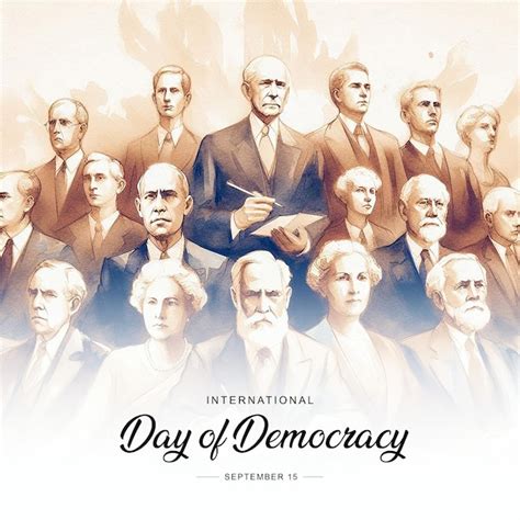 International Day Of Democracy Social Media Post Banner Poster Template
