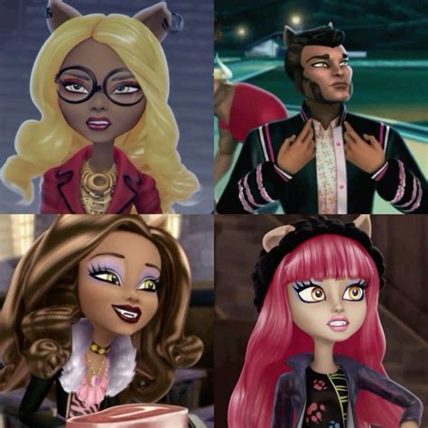 Claudia Wolf Clawd Wolf Clawdeen Wolf Howleen Wolf Monster High