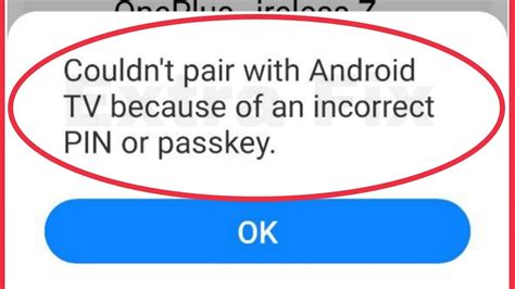 How To Fix Couldnt Pair With Name Because Of An Incorrect Pin Or Passkey Problem Solve Youtube
