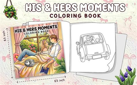 His And Hers Moments Coloring Book With Sweet And Humorous