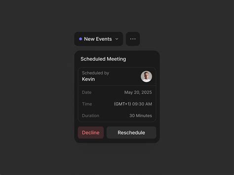New Event Dropdown By Kevin Dukkon On Dribbble