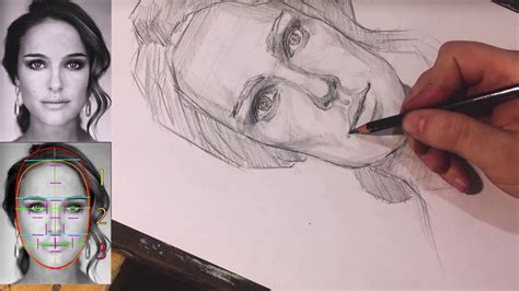 ხატვის გაკვეთილი N1 პორტრეტი Youtube