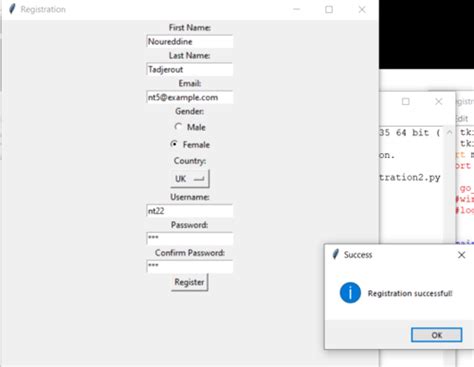 Ib Dp Ia Python Project Interactive User Management And Tkinter Gui