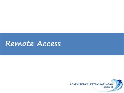 SOLUTION Langkah Langkah Konfigurasi Remote Access Studypool