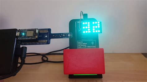Wireless Realtime Temperature Display On A Pair Of Neopixel Segment Displays YouTube