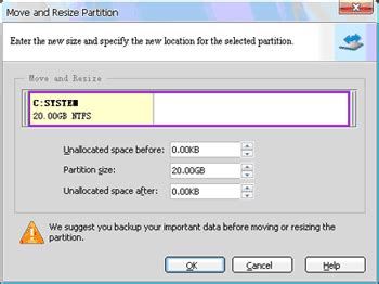 Way To Resize SBS Partition And Partition Management