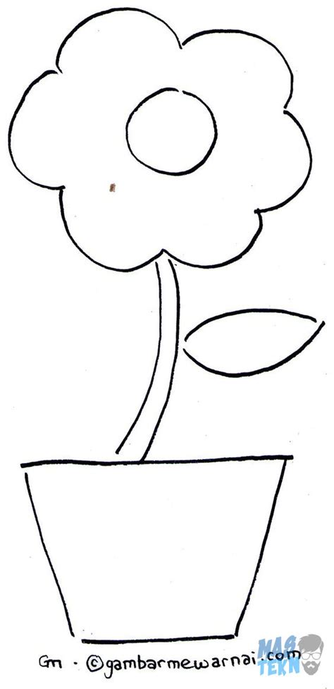 Detail Sketsa Gambar Bunga Simple Koleksi Nomer 34