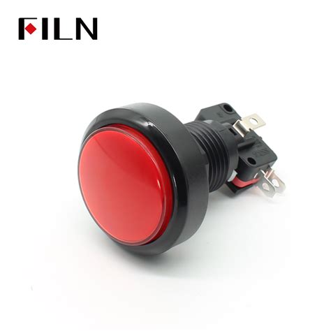 Button Arcade Filn Button Arcade 46mm Red Illuminated Arcade Button Button Arcade Filn Button Arcade 46mm Red Illuminated Arcade Button