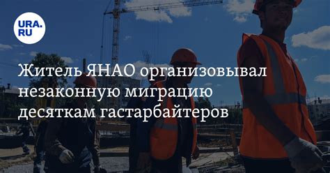 Житель ЯНАО организовывал незаконную миграцию десяткам гастарбайтеров подробности