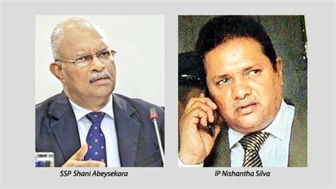Another Cid Sleuth In The Crosshairs Security For Ip Nishantha Silva
