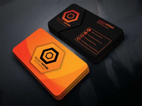 provide best professional business card design services by amio biswas