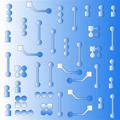 Seamless Background In PCB Style Stock Vector Illustration Of Design Electric