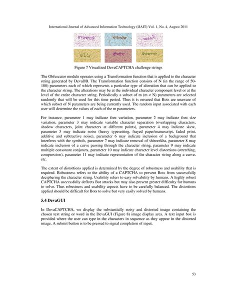 A FRAMEWORK FOR DEVANAGARI SCRIPT BASED CAPTCHA PDF Programming Languages Computing