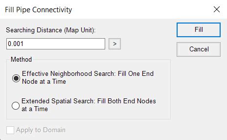 Using The Fill Pipe Connectivity And Append Nodes Tools Autodesk