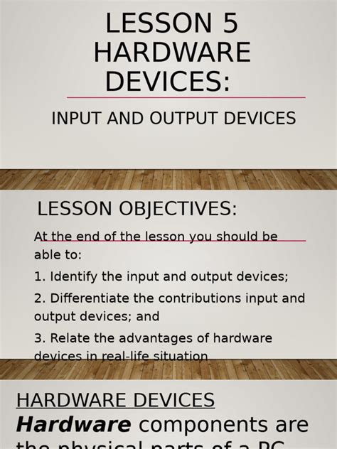 lesson 5 in computer hardware devices pdf printer computing computer keyboard
