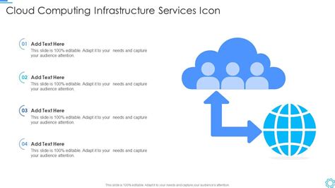Cloud Computing Infrastructure Services Icon Presentation Graphics Presentation PowerPoint