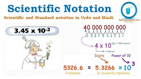 Scientific Notation Standard Notation Scientific Notation