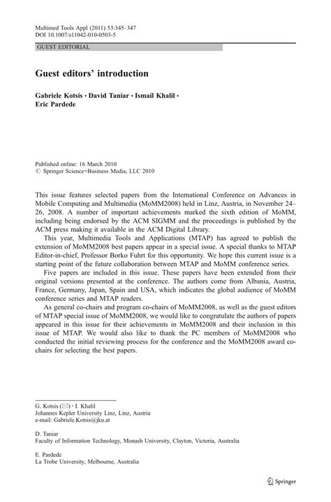 Pdf Guest Editors Introduction