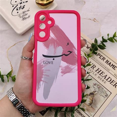 قاب گوشی Galaxy A15 سامسونگ Solid Case سیلیکونی طرح فانتزی برجسته Love