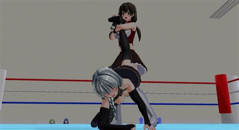 Anime Girl In Ankle Lock By Koopflumpty On Deviantart