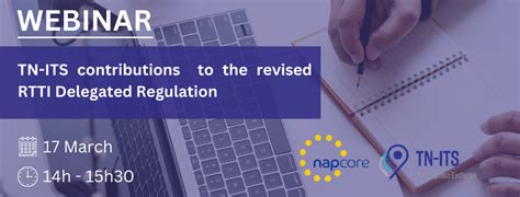 Webinar Tn Its Value Proposals In Relation To The Revised Rtti Delegated Regulation Tn Its