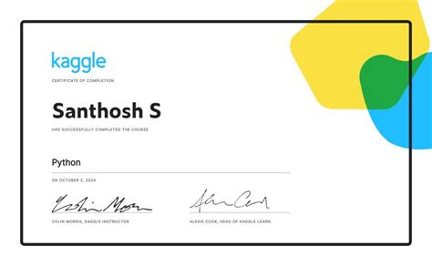 santhosh srinivasan on linkedin santhosh s completed the python course