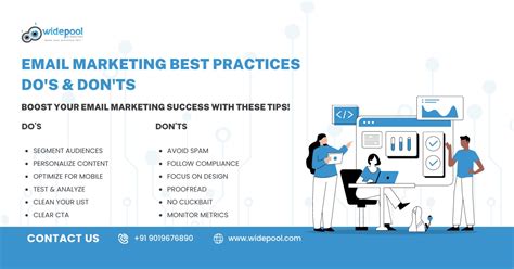 Email Marketing Best Practices Dos And Donts Widepool Creatives